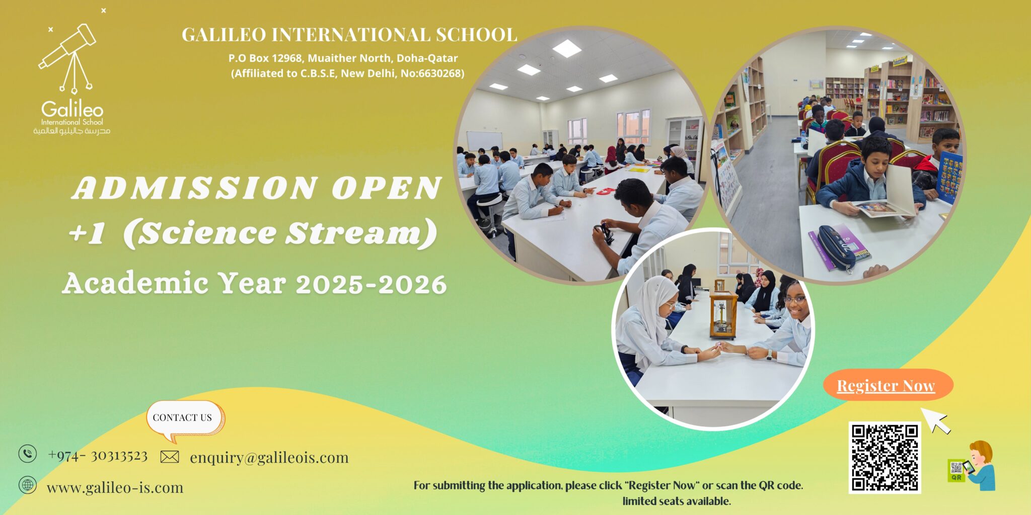 Galileo International School | Admission